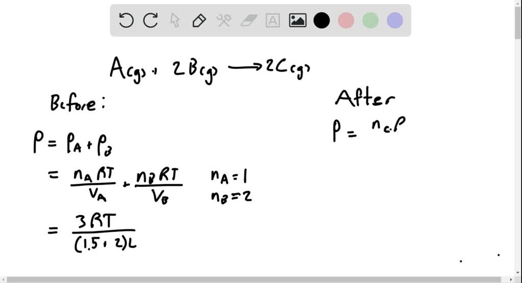 Solved The Generic Reaction Occurs In A Closed Container Ag2 B G 5632