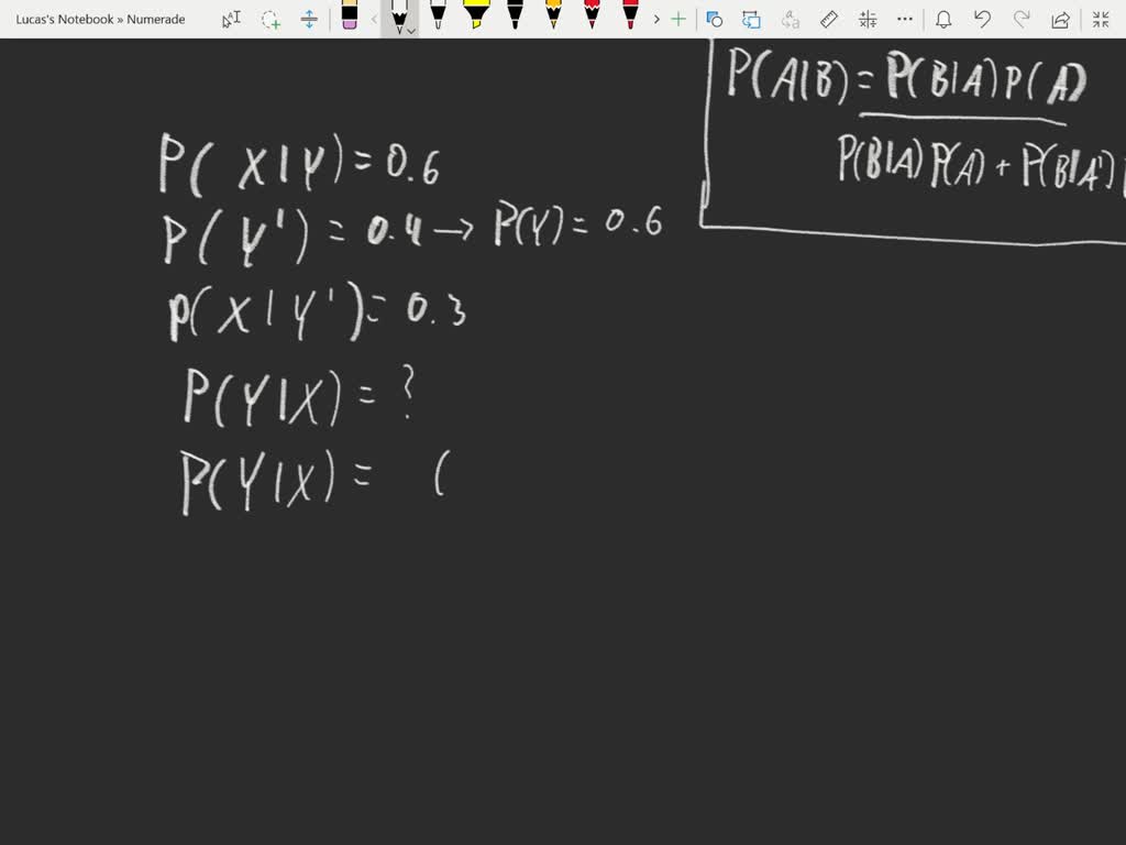 SOLVED:In Exercises , use Bayes' theorem or a tree diagram to calculate the indicated ...
