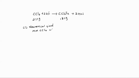 SOLVED:Titanium tetrachloride, TiCl4 is prepared by the reaction below ...