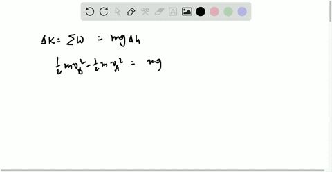 SOLVED:A particle of mass m=5.00 kg is released from point A and slides on the frictionless ...