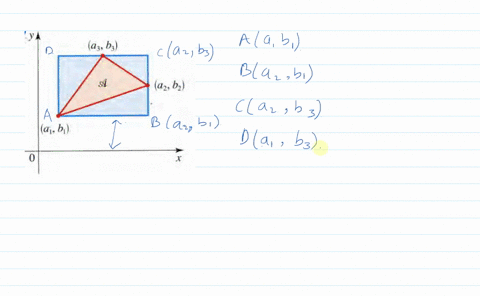 SOLVED:Determinant Formula for the Area of a Triangle The figure shows ...