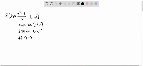 SOLVED:Determine whether Rolle's Theorem can be applied to f on the ...