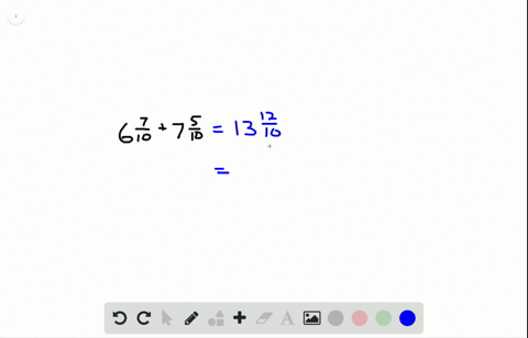 SOLVED:Add. Write the answer as a fraction or as a mixed number in ...