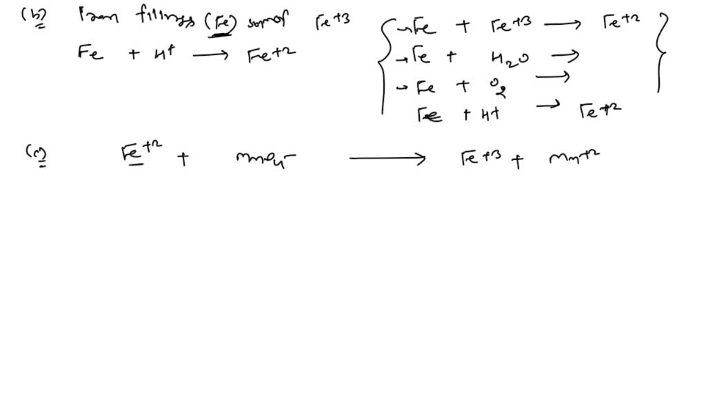 SOLVED:Data shown below refer to redox couples for the Group 8 elements ...