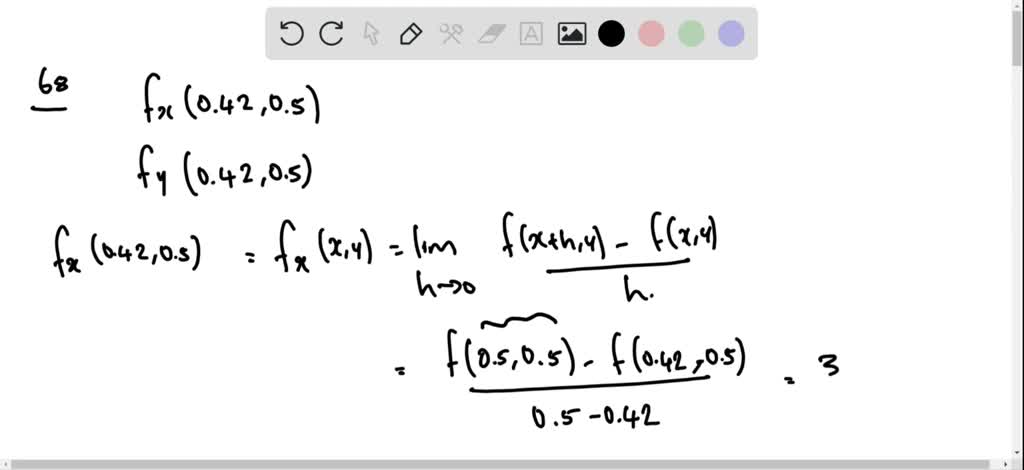 Estimating partial derivatives from a graph Use the level curves of f ...