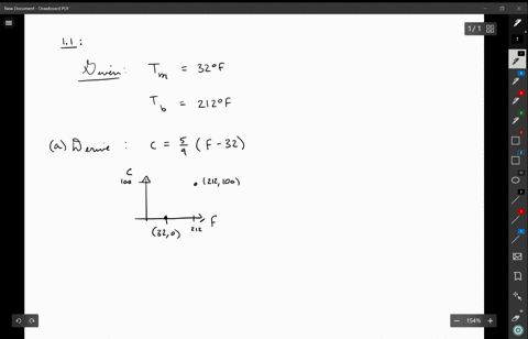 SOLVED: The Fahrenheit temperature scale is defined so that ice melts at32^∘ F and water boils ...