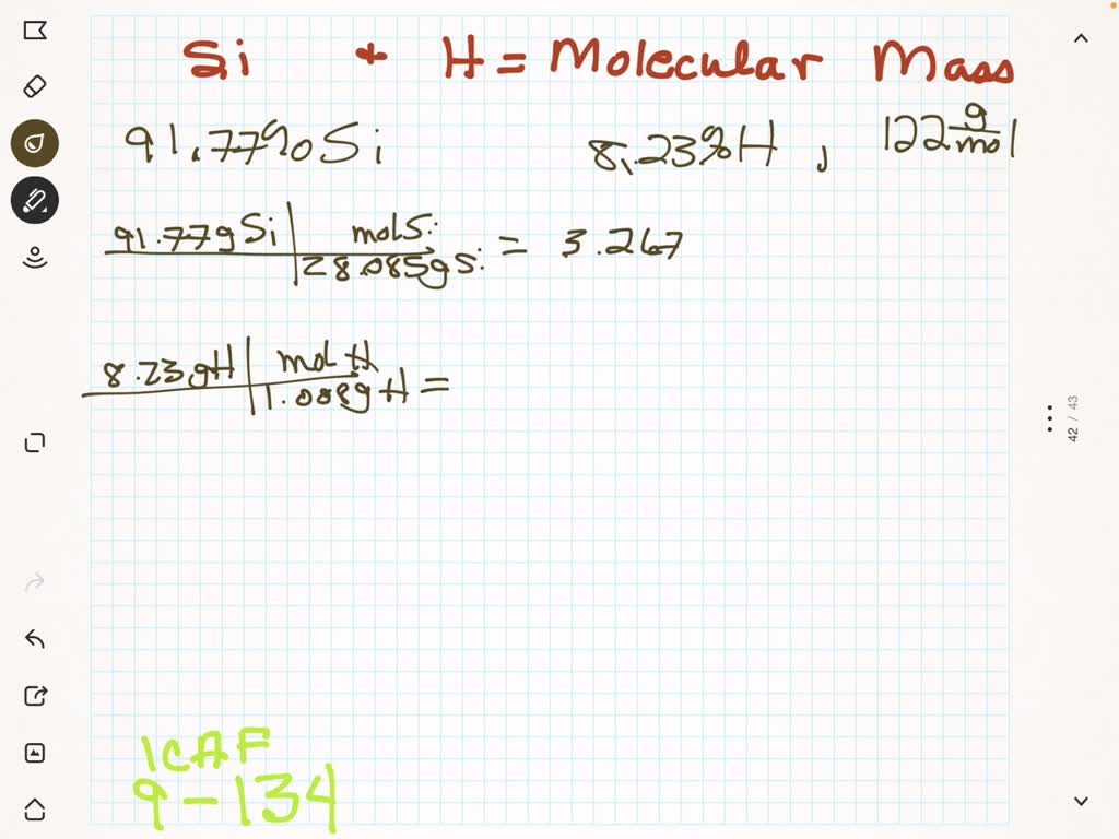 Solved A Compound Consists Of 92 26 C And 7 74 H Its Molecular