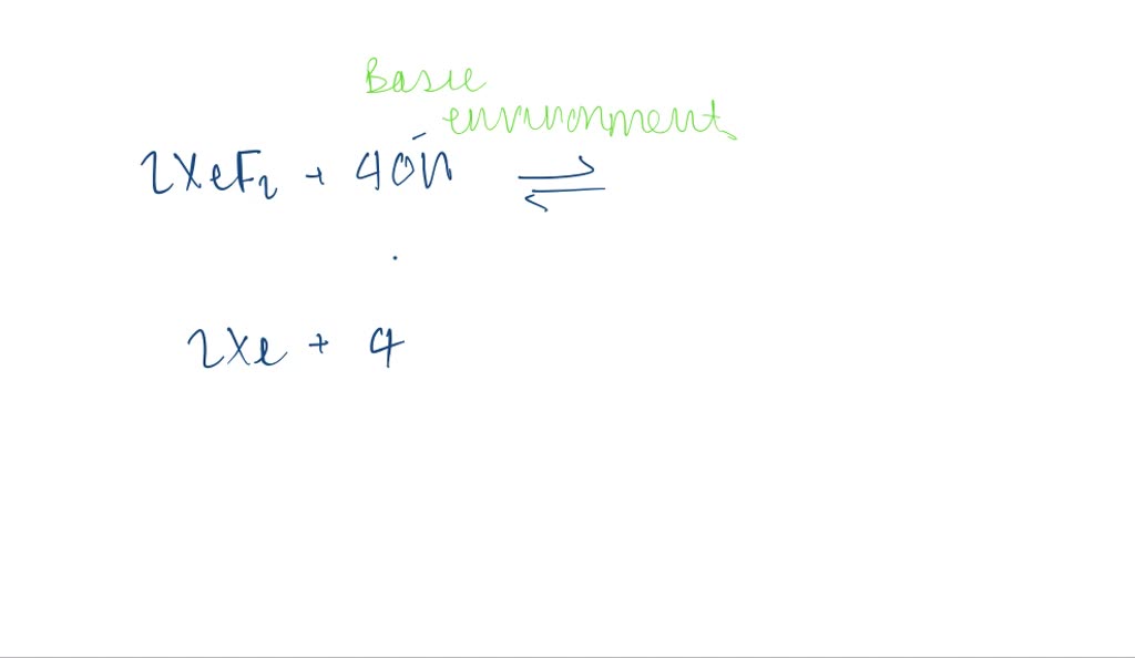 SOLVED:Xenon difluoride, XeF2, is hydrolyzed (broken up by water) in ...