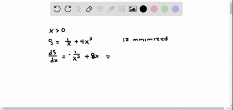SOLVED:Find a positive number for which the sum of its reciprocal and four times its square is ...