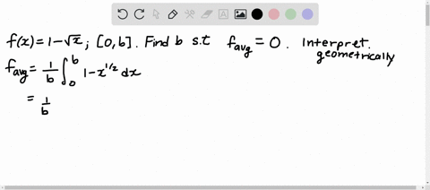 SOLVED:The average value of a continuous nonnegative function y=f(x) on the interval [1,5] is ...