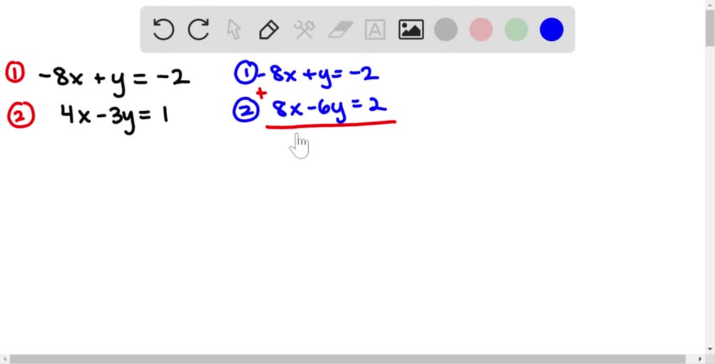 Solved Use The Addition Subtraction Method To Find All Solutions Of Each System Of Equations