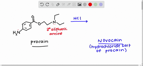 SOLVED:Procaine was one of the first local anesthetics. Its ...