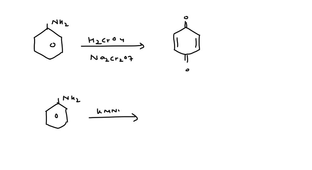 SOLVED:What are the products obtained by the oxidation of aniline with ...