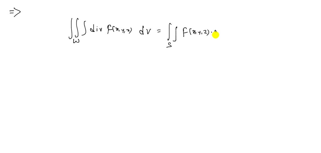 SOLVED:Does the divergence theorem hold for higher dimensions? If so, explain why it does. How ...