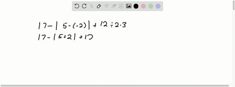 SOLVED:simplify using the order of operations. Refer to the following guidelines as needed. -15 ...