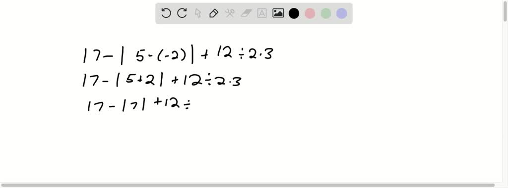 SOLVED:simplify using the order of operations. Refer to the following guidelines as needed. -15 ...
