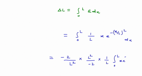 SOLVED:The wire is subjected to a normal strain that is defined by ϵ=(x ...