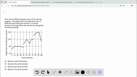Sat practice test # 1 | Numerade