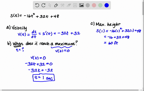 SOLVED:A stone, projected vertically upward with initial velocity 112 ft/sec, moves according to ...
