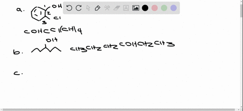 SOLVED:Draw the condensed structural formula for each of the following: a. 2 -chlorophenol b. 4 ...