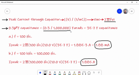 ⏩SOLVED:A 0.30 μF capacitor is connected across an AC generator that… | Numerade