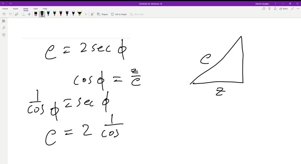 An equation is given in spherical coordinates. Express the equation in ...