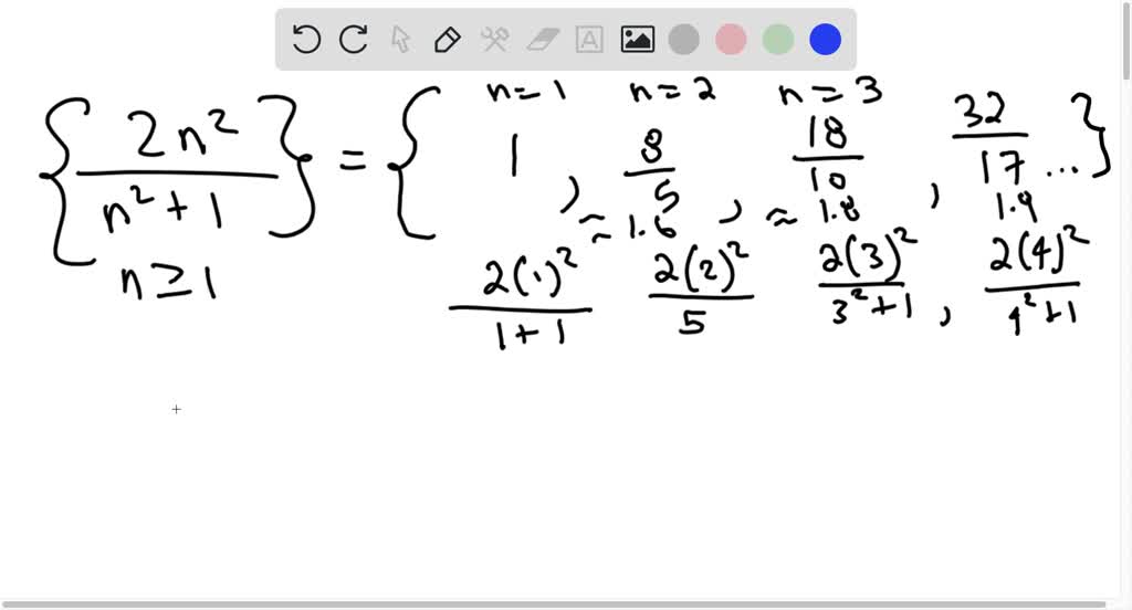 SOLVED:Determine whether the given sequence is (a) bounded (above or below), (b) positive or ...