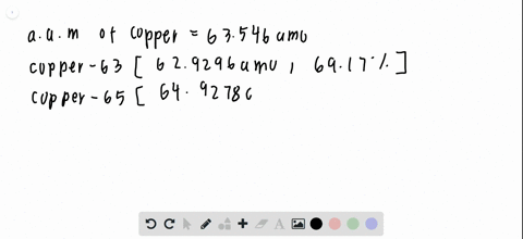 ⏩SOLVED:The average atomic mass of copper is 63.546 amu. It is… | Numerade