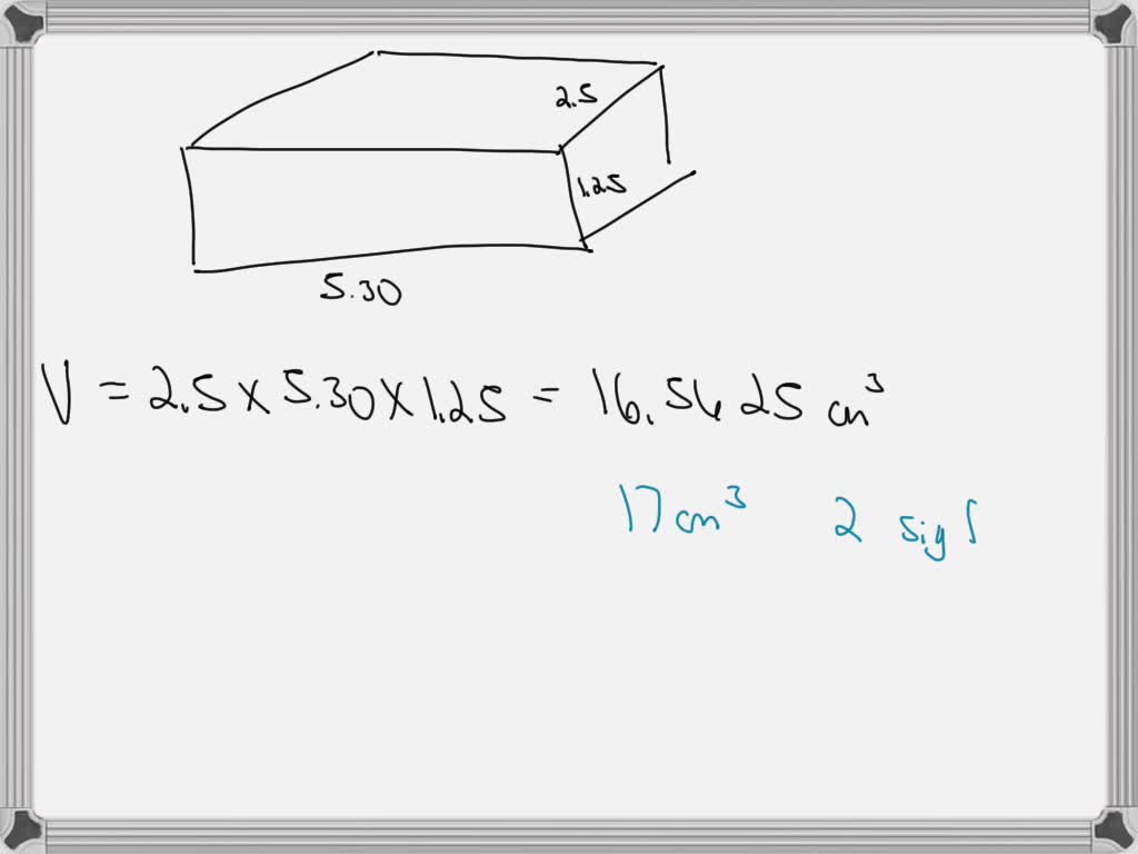 (a) How many significant figures should be reported for the volume of ...
