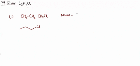 SOLVED:Reaction of propane with chlorine gives two products, each with ...