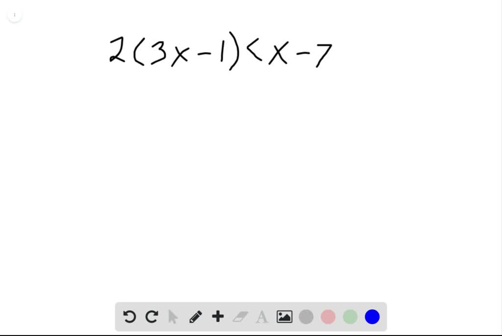 SOLVED Graph The Solution Of Each Inequality On A Number Line 2 X 3