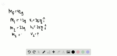 SOLVED:A 42 -g firecracker is at rest at the origin when it explodes into three pieces. The ...