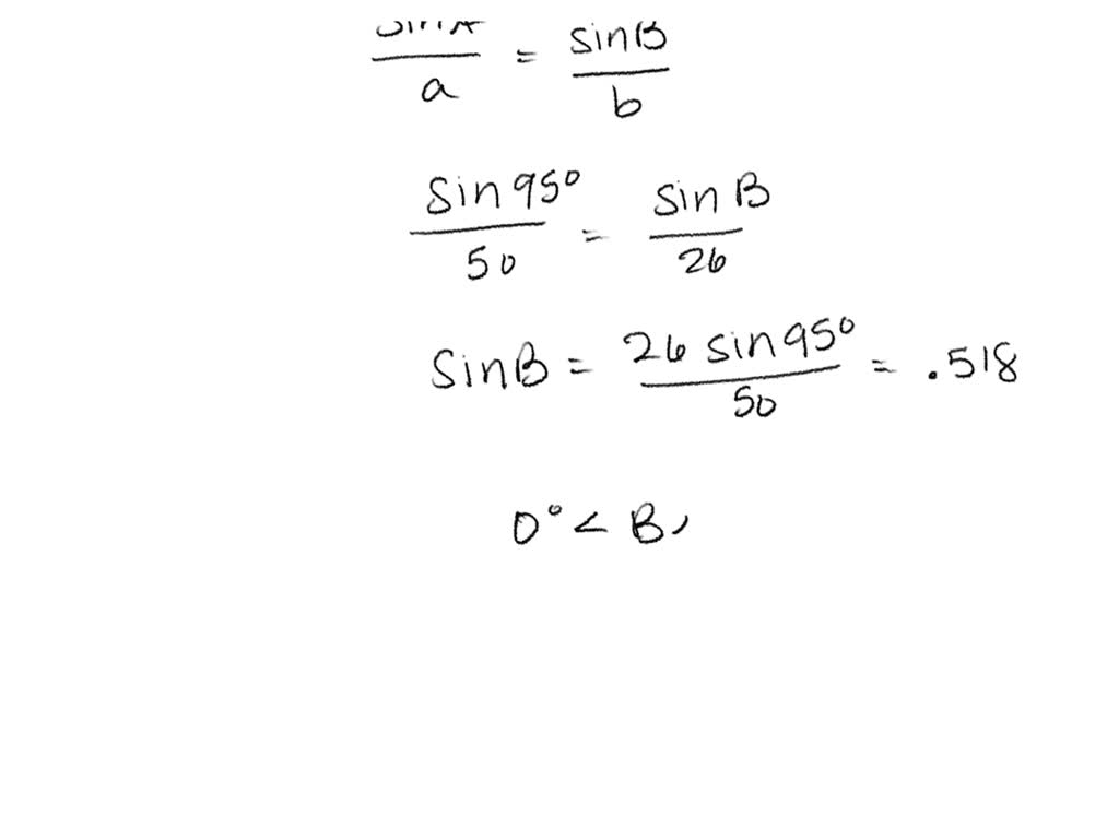 ⏩SOLVED:Determine the number of triangles ABC possible with the… | Numerade