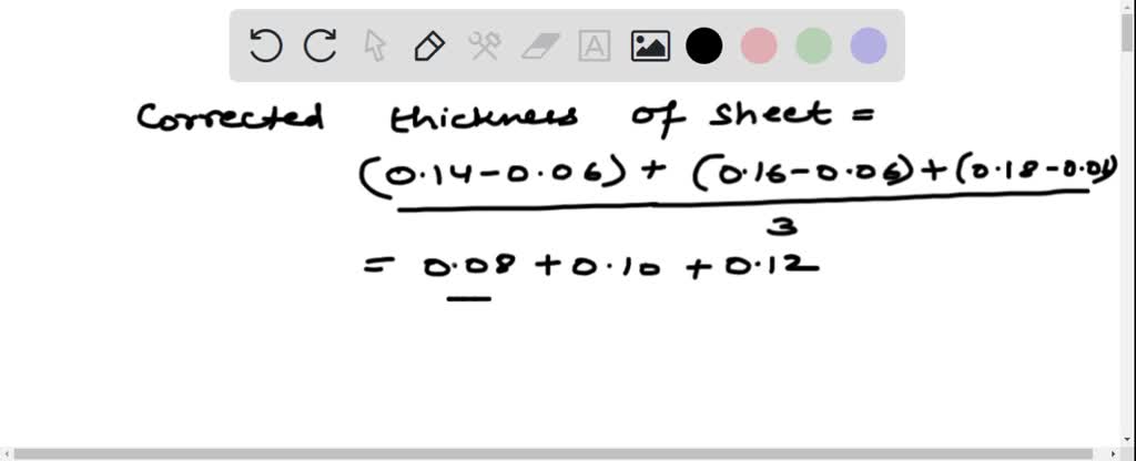 SOLVED:On measuring the thickness of a given sheet using screw gauge ...