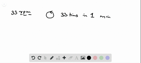 SOLVED:You find an old record player in your attic. The turntable has ...