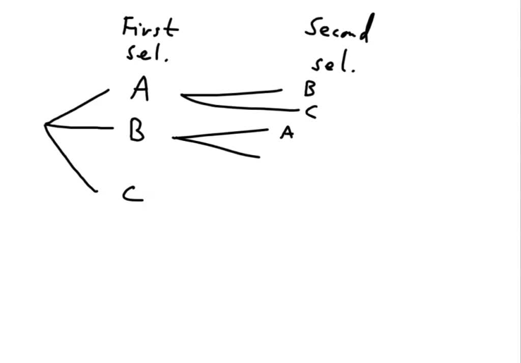 SOLVED:A box contains three items that are labeled A, B, and C. Two ...