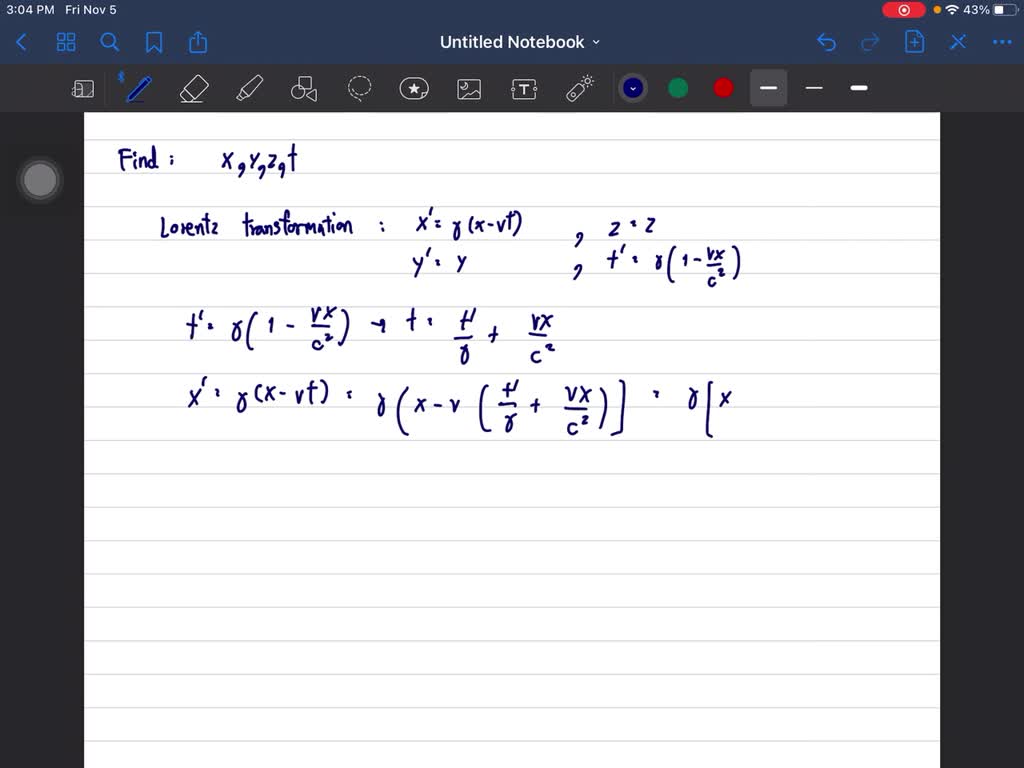 SOLVED:(Lorentz invariance of the wave equation) Thinking of the ...