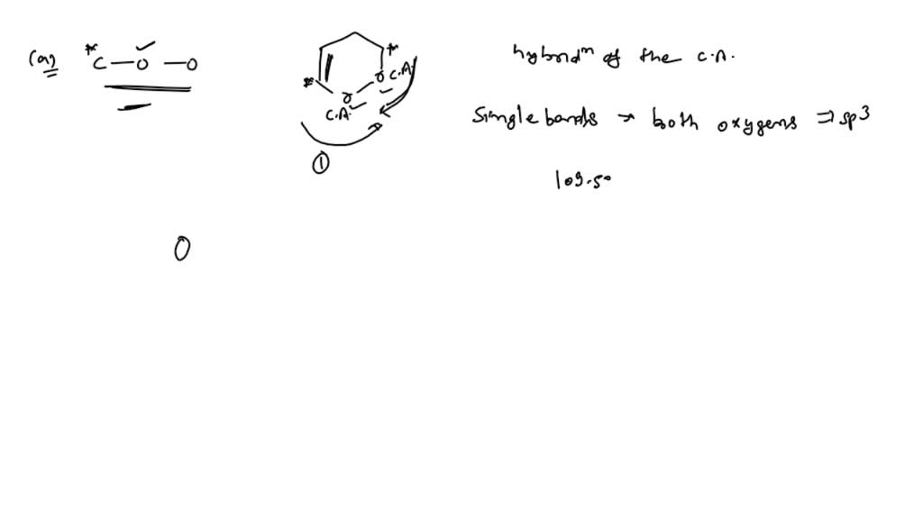 SOLVED:UseVSEPR to predict bond angles about each highlighted atom. (a) CCCO (b) C=CBr (c) C#CCC ...