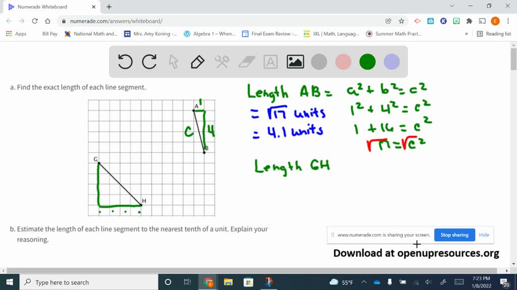 solved-a-find-the-exact-length-of-each-line-segment-b-estimate-the
