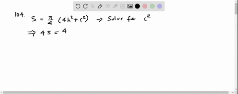 Refer to the figure below. The surface area, S, of the spherical ...