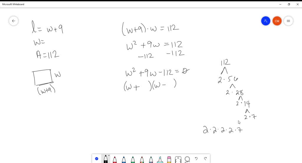 SOLVED:The length of a rectangle is 2 centimeters less than twice its width. If the area of the ...