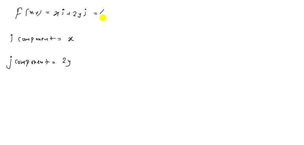 ⏩SOLVED:Sketch the vector field, find equations for the flow lines ...