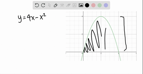 SOLVED:Write the given (total) area as an integral or sum of integrals. The area above the x ...