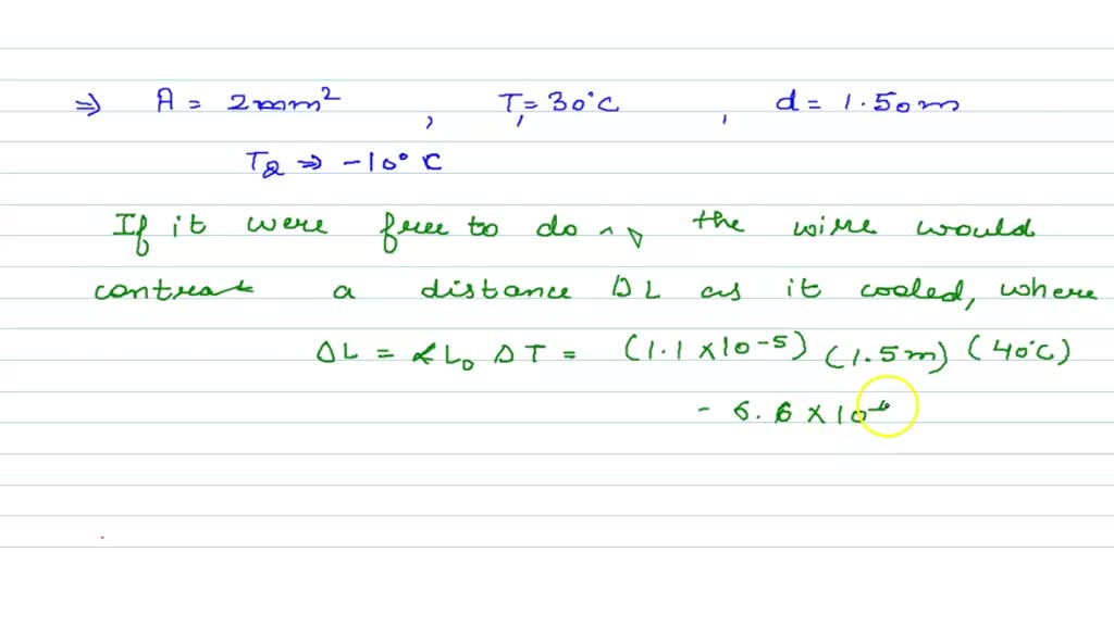 SOLVED:As shown in Fig. P2.40, a steel wire suspended vertically having ...