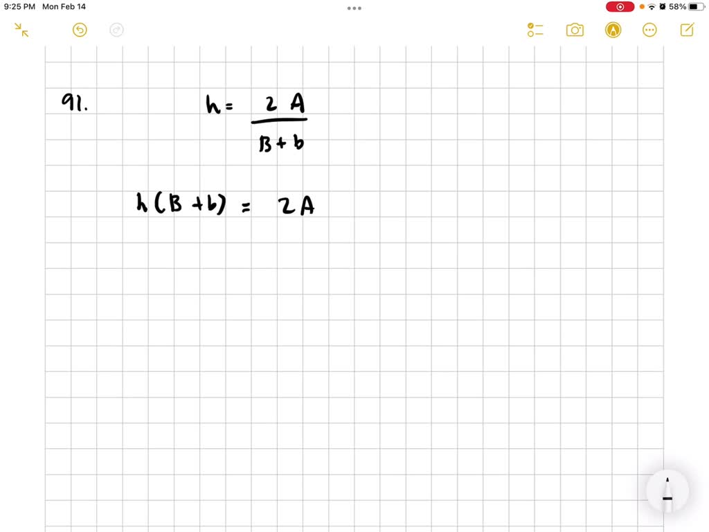 ⏩SOLVED:Solve each formula or equation for the specified variable.… | Numerade