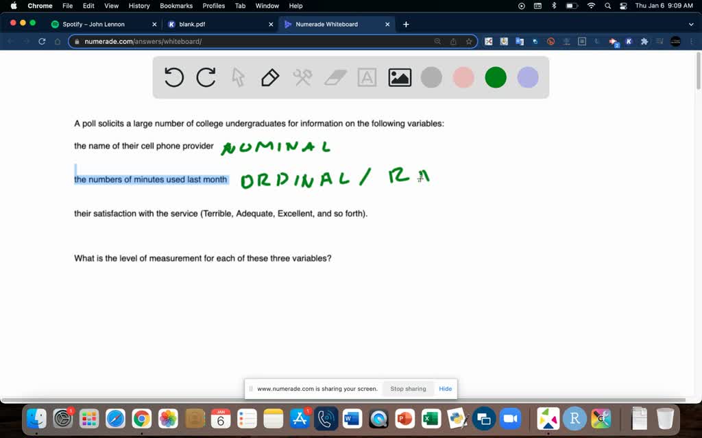 Provide three examples each of closed-ended, open-ended, and range-of ...