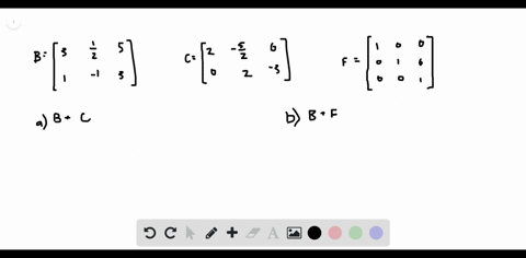 SOLVED:Matrix Equations Solve the matrix equation for the unknown ...