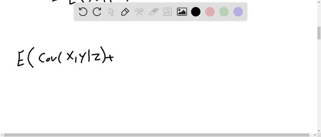 SOLVED:The Conditional Covariance Formula. The conditional covariance ...