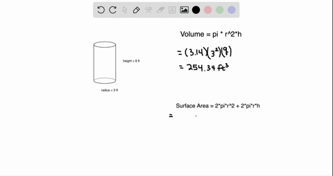 VIDEO solution:Find a the volume and b the surface area of the cylinder with the given radius ...