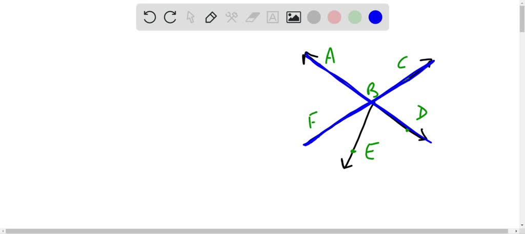 SOLVED:Use the figure at the right and a protractor. Name two obtuse ...